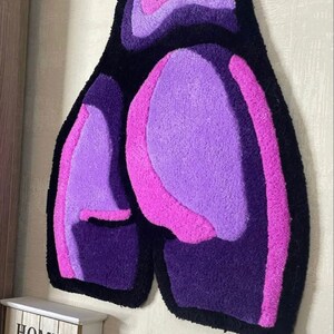 Custom Tufted Rug Thermal Body Rug Colorful Handmade Area - Etsy