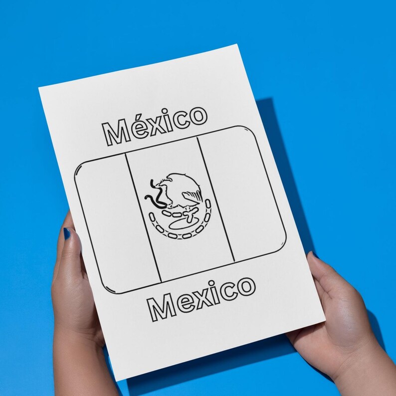 Actividad para colorear banderines con banderas del Mes Nacional de la ...