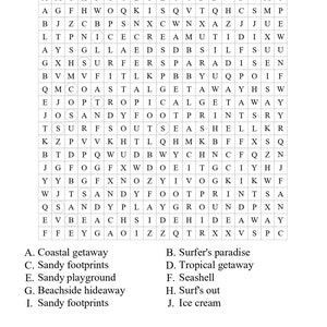 Word Search Puzzle | 100 Printable Puzzle Pages for Kids and Adults ...
