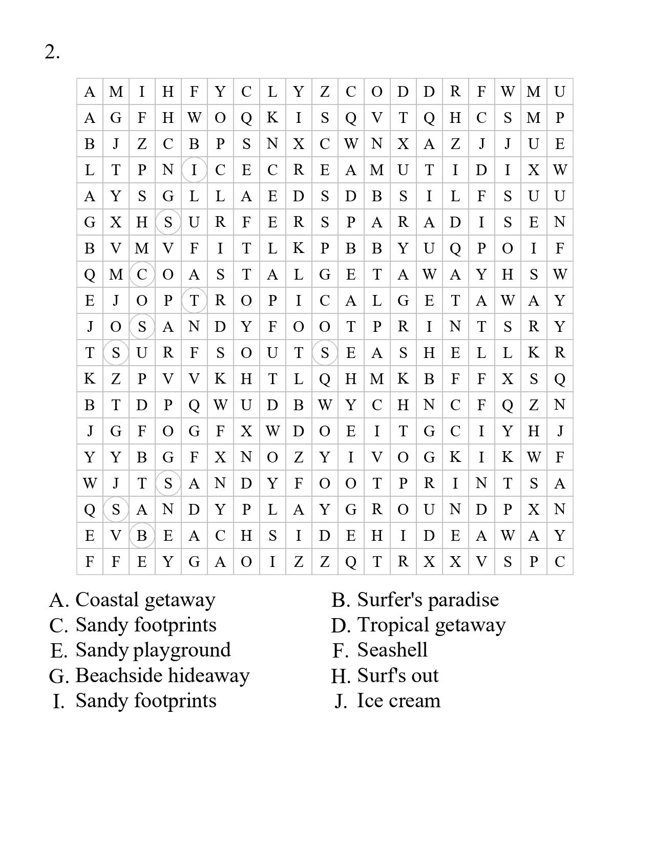 Word Search Puzzle 100 Printable Puzzle Pages for Kids and Adults ...