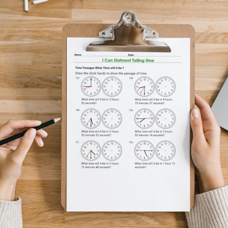 Telling Time Worksheets for Kids | Analog to Digital Clock Practice ...