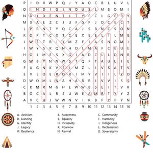 Indigenous Peoples’ Day Word Search Printables – 3 Vocabulary Puzzles ...