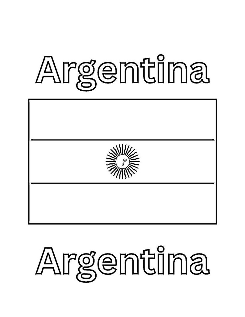 Actividad para colorear banderines con banderas del Mes Nacional de la ...