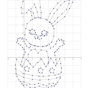 Easter Coordinate Plane Mystery Graphing Picture and Coloring Shapes 4 ...