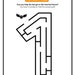 Halloween Number Maze Printable Number Maze Worksheets, Number ...