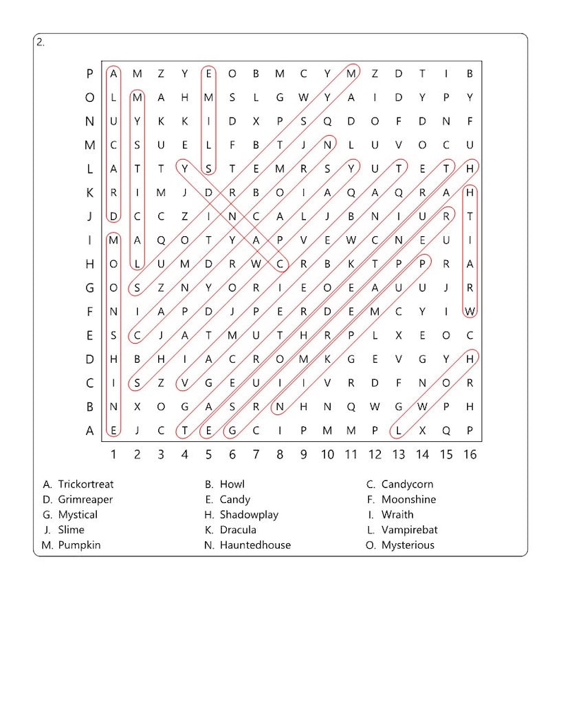 No PREP GIANT HALLOWEEN Vocabulary Word Search Puzzle Worksheet Back to ...