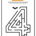 Halloween Number Maze Printable Number Maze Worksheets, Number ...