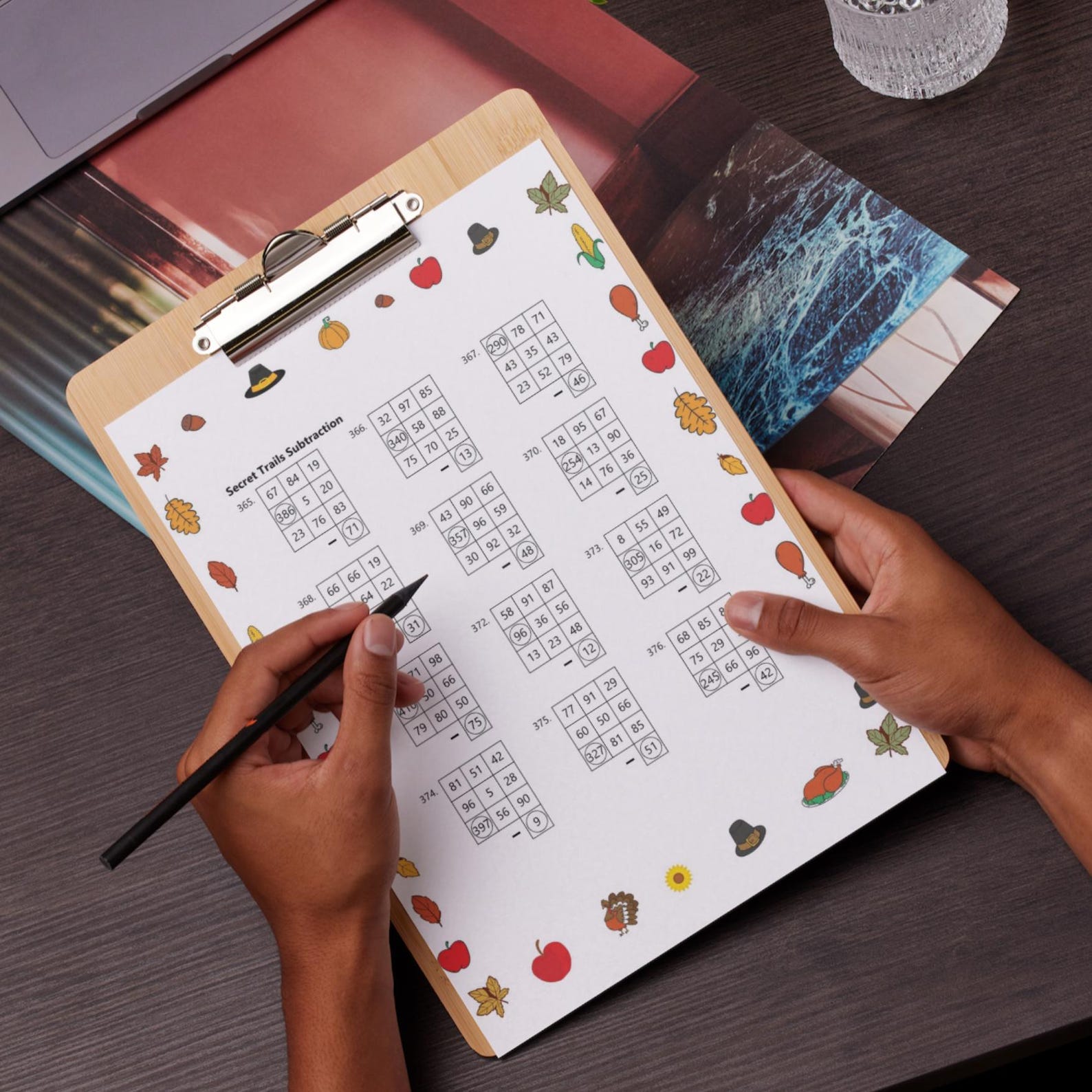 Thanksgiving Mental Math Early Finisher Challenge Critical Thinking ...