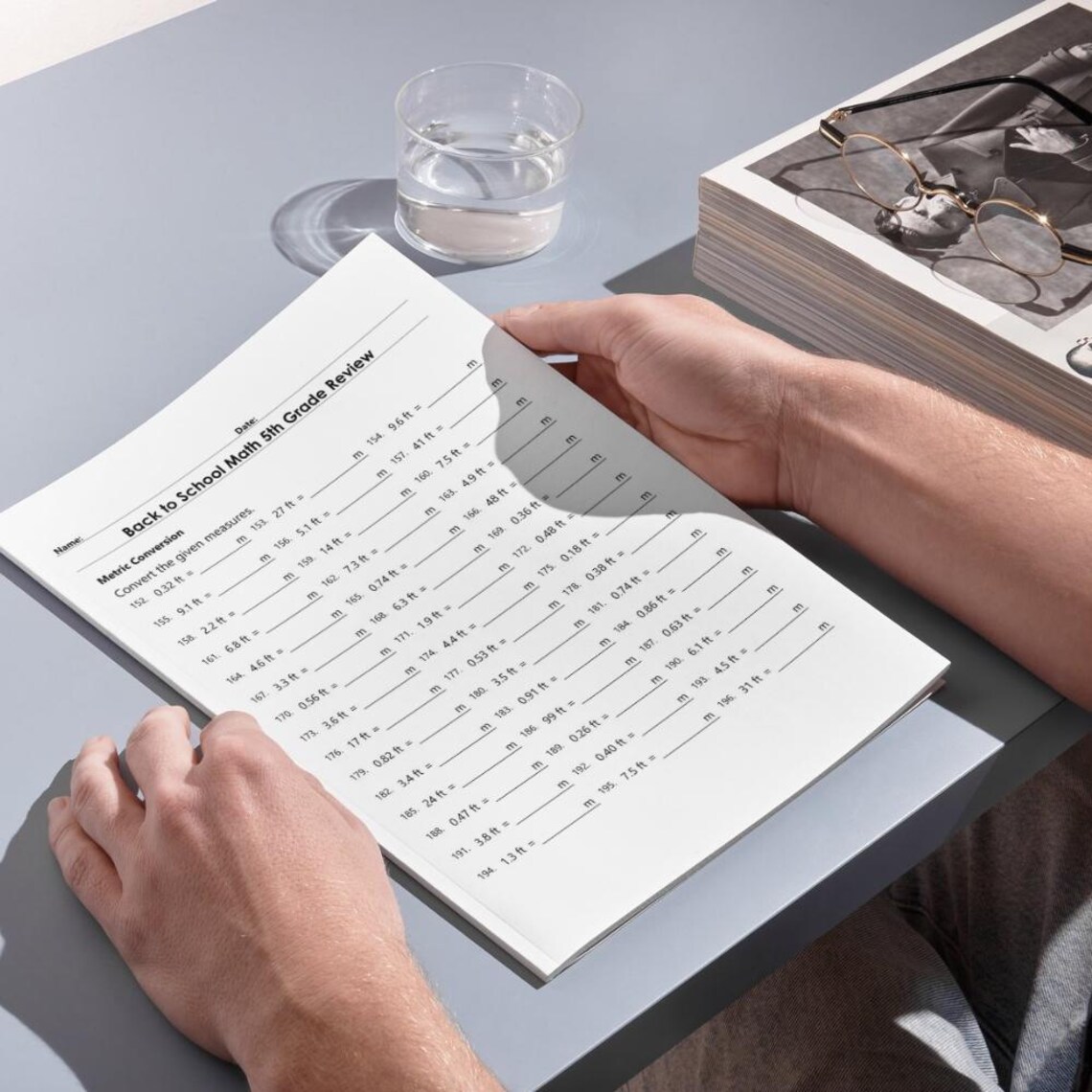 Back to School Math Activities for 6th Grade Math - Review of 5th Grade ...