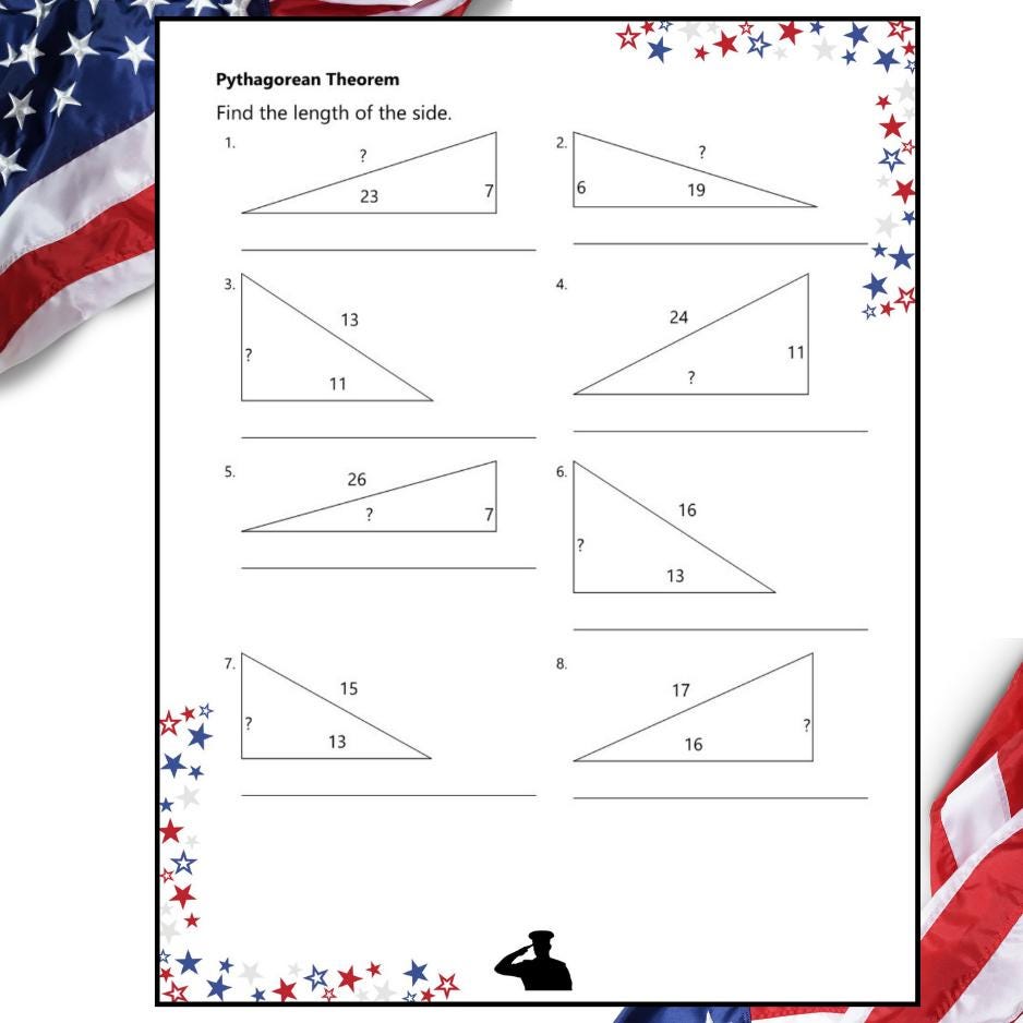 Pythagoras Theorem Worksheets Year 8