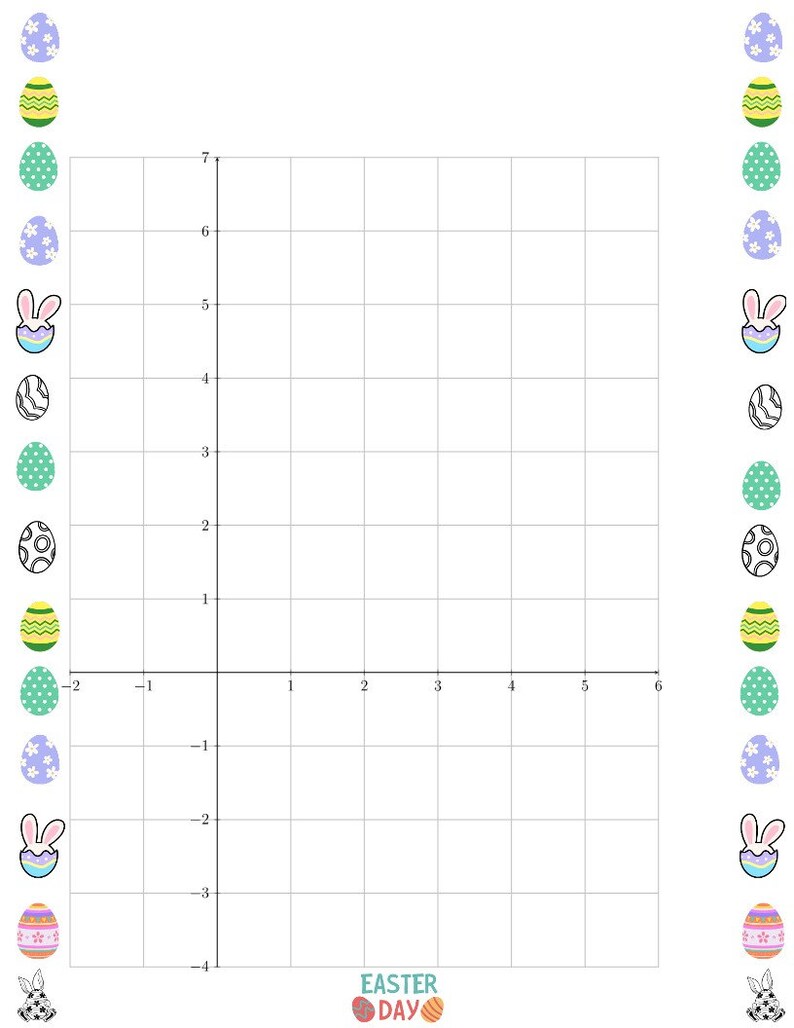 Easter Coordinate Graphing Mystery Picture: Math Activity (printable ...