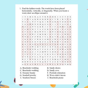 Word Search Puzzle | 100 Printable Puzzle Pages for Kids and Adults ...