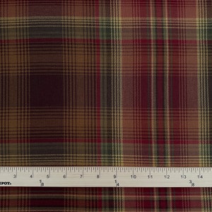 Armin Fall Plaid | Fabric by the Yard, Upholstery, Sewing, Upholstery Fabric, Sewing Supplies ...