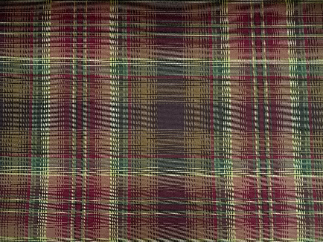 Armin Fall Plaid | Fabric by the Yard, Upholstery, Sewing, Upholstery Fabric, Sewing Supplies ...