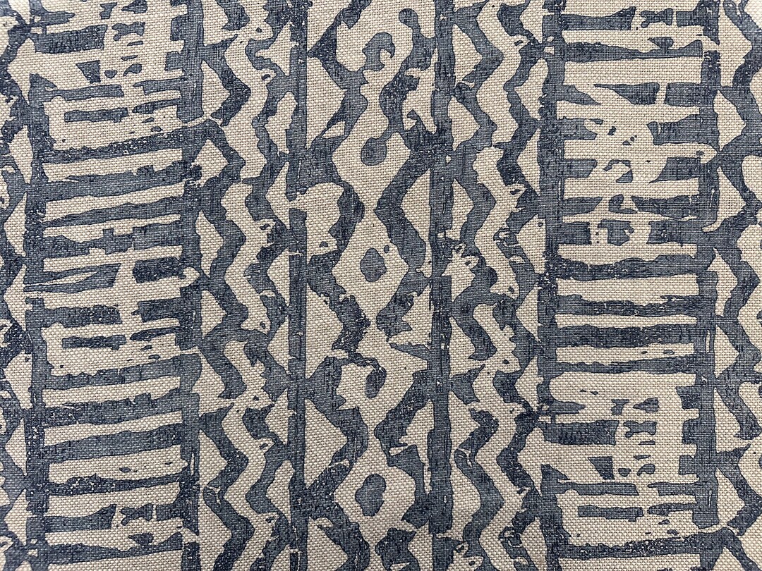 Tribal Linen Blue | 3-yard Fabric Fold, Upholstery, Sewing, Upholstery ...