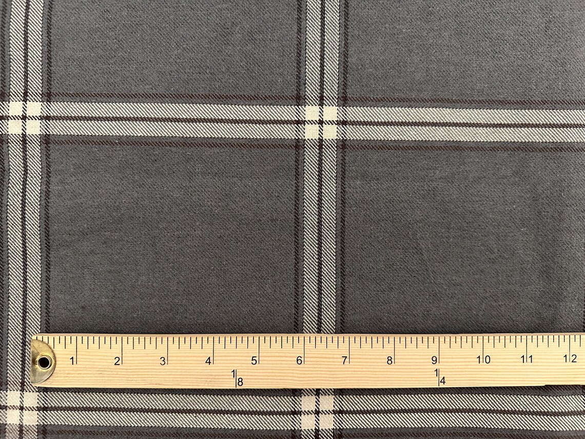 Slate Gray Plaid | Fabric by the Yard, Upholstery, Sewing, Upholstery ...