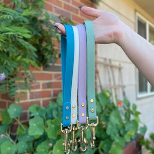 Durable Biothane Traffic Handle Dog Leash - Waterproof, Short Training ...