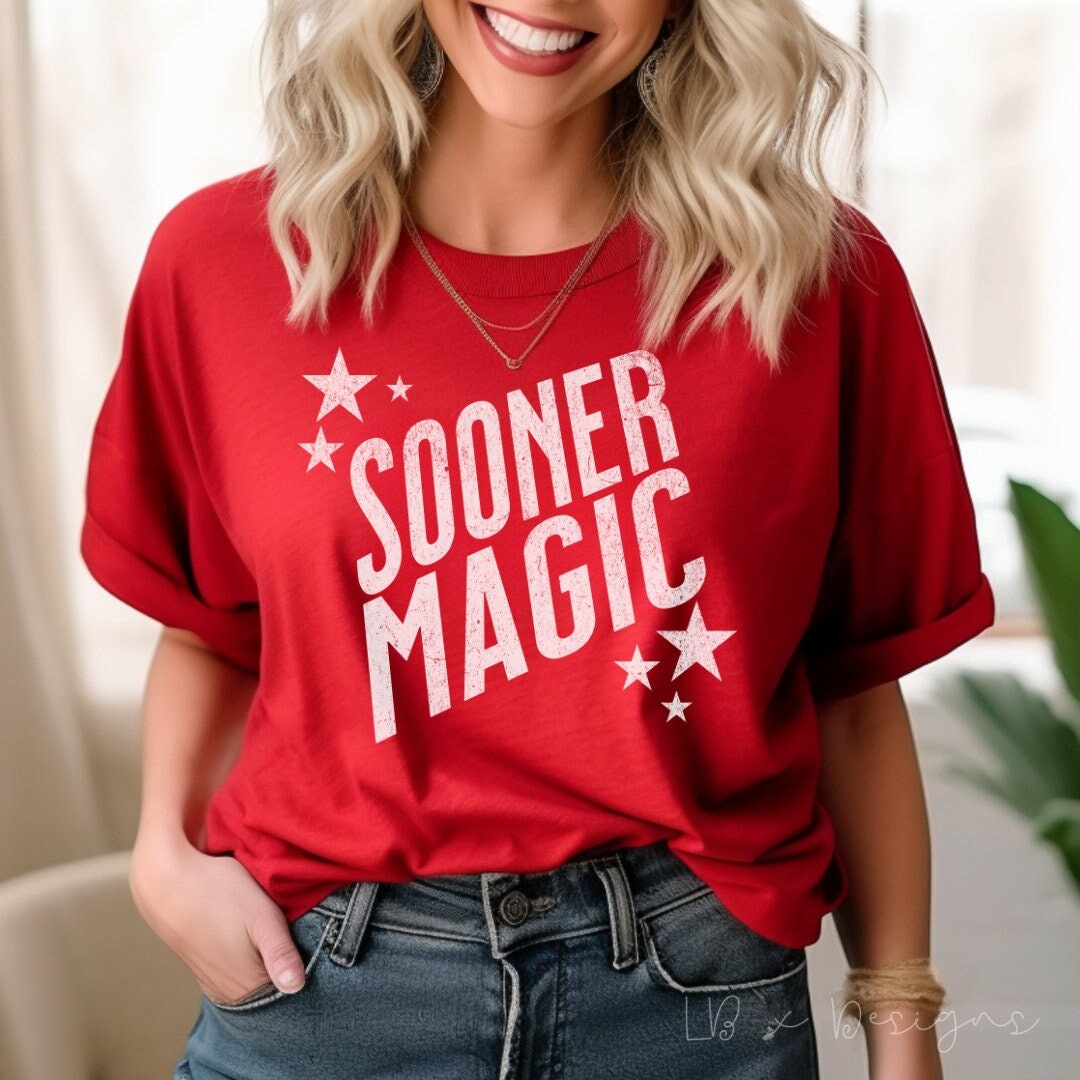 Sooner Magic T-shirt: Oklahoma Football Game Day Lucky Tee - Etsy