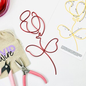 Wire Rose Digital DIY Kit Digital Download Make Your Own Wire Rose ...