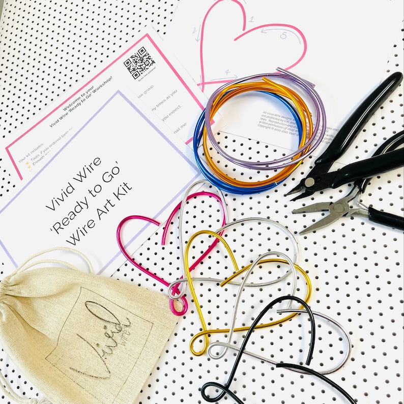 Wire Heart Digital DIY Kit | Digital Download | Make Your Own Wire ...