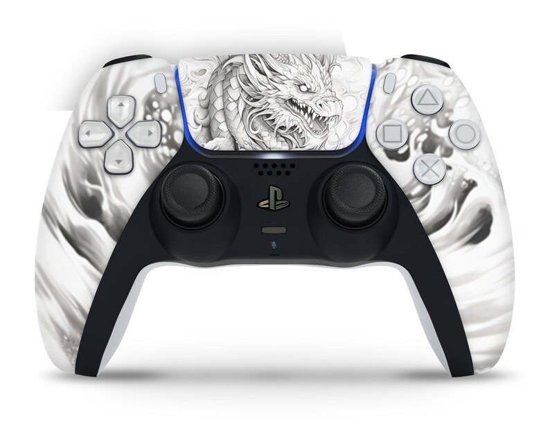 Dragon Sketch PS5 Disc Version Console & Controller Vinyl Skin - Etsy