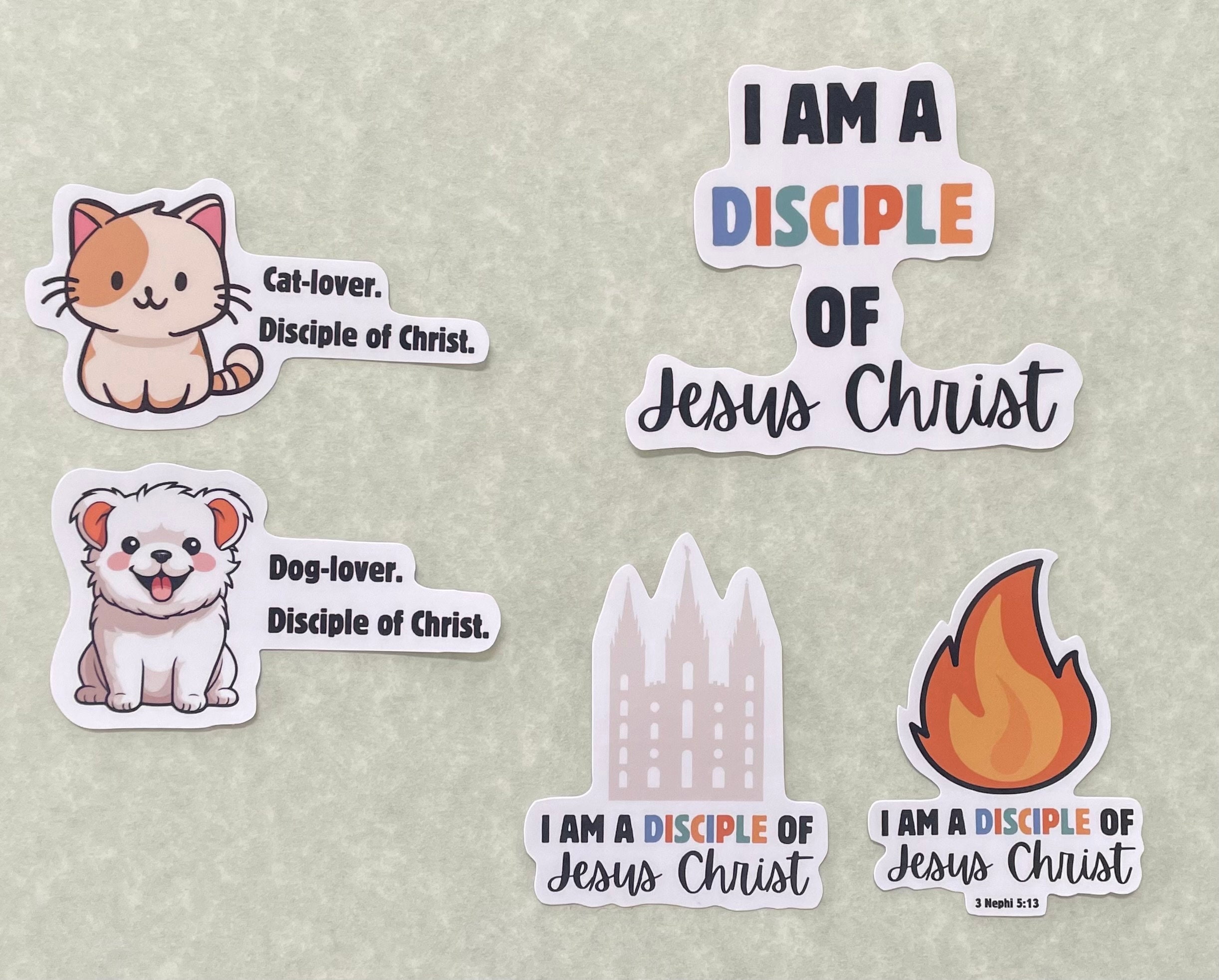 Disciple of Jesus Christ Stickers, 2024 Youth Theme, LDS Stickers, 3 ...