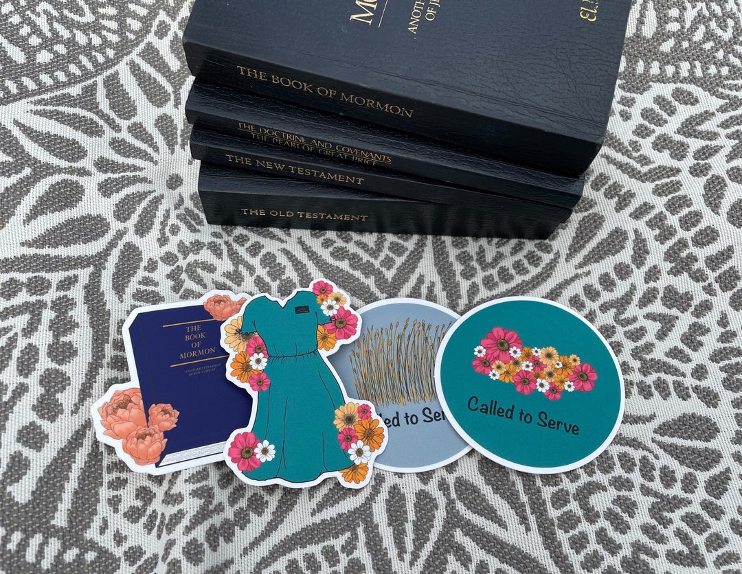 Missionary Sticker Collection, Called to Serve, LDS Missionary, Book of ...