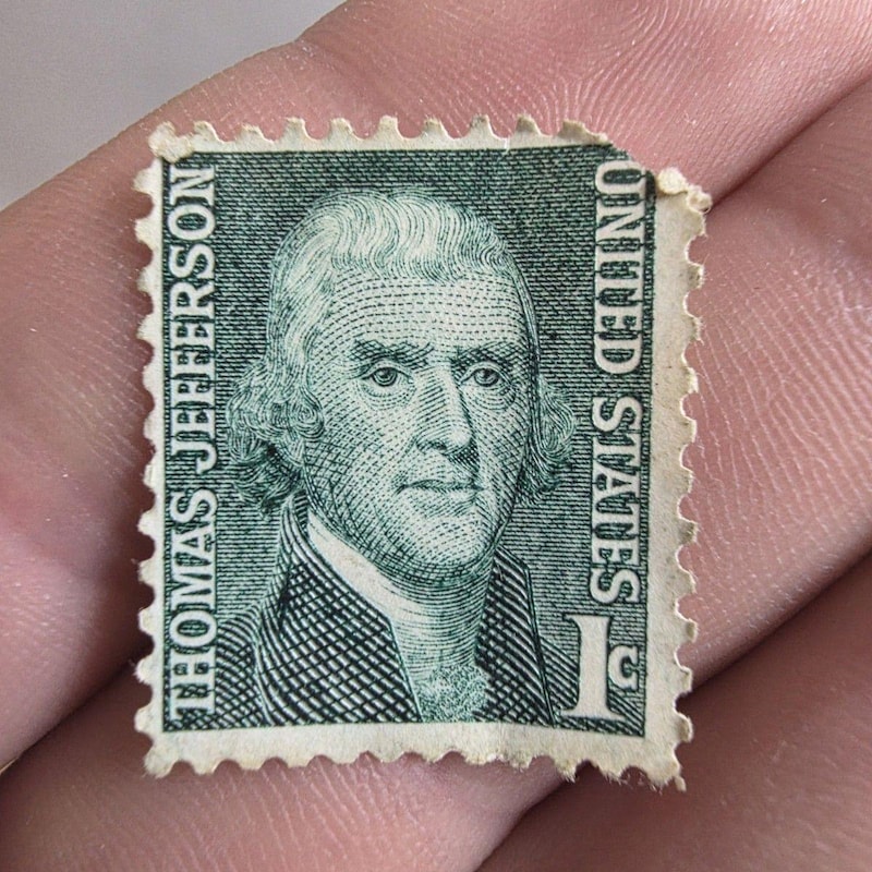 Rare Stamp Jefferson - Etsy