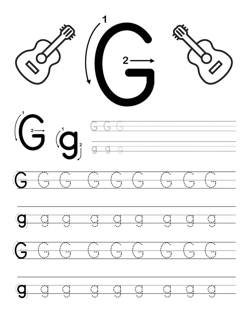 Full Alphabet Letter Tracing - Etsy