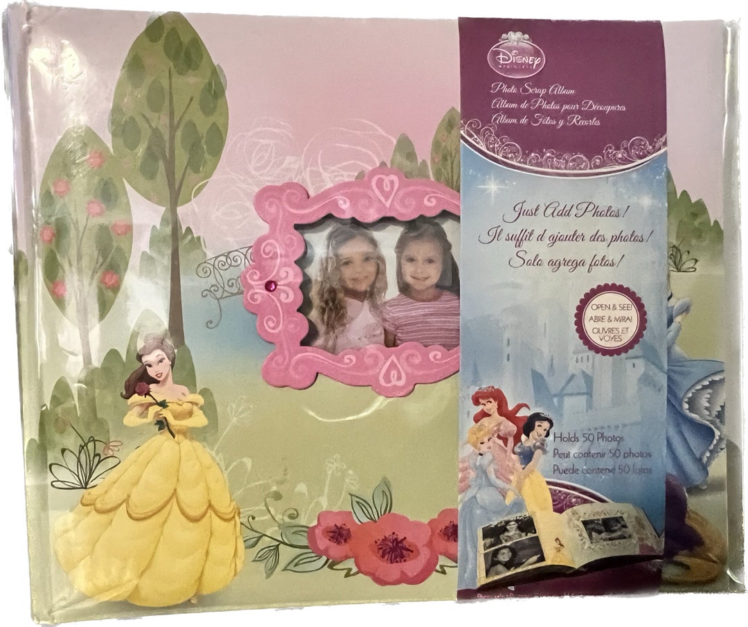 Disney Princess Photo Scrap Album for Girls Disney Princess - Etsy