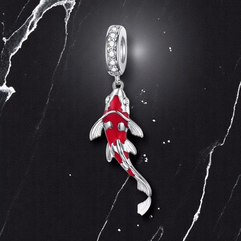 Japanese Fish Koi Charms - Etsy UK