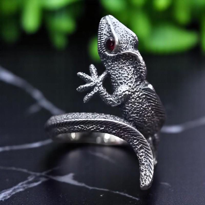 Leopard Gecko Rings - Etsy