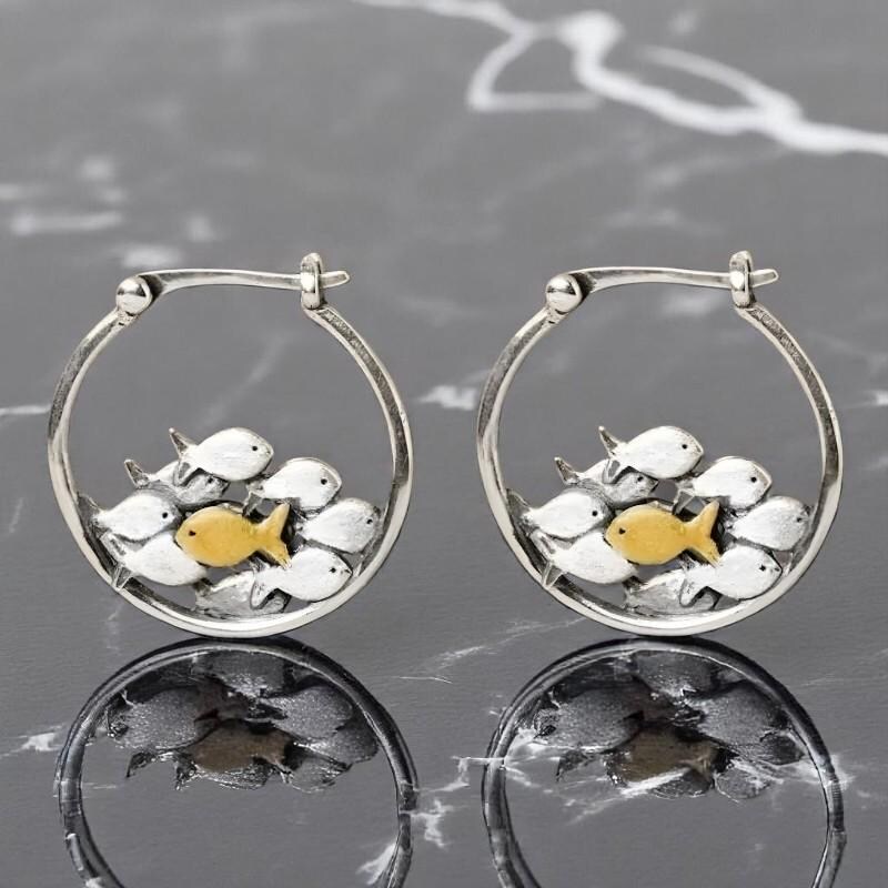 Fish Earrings - Etsy