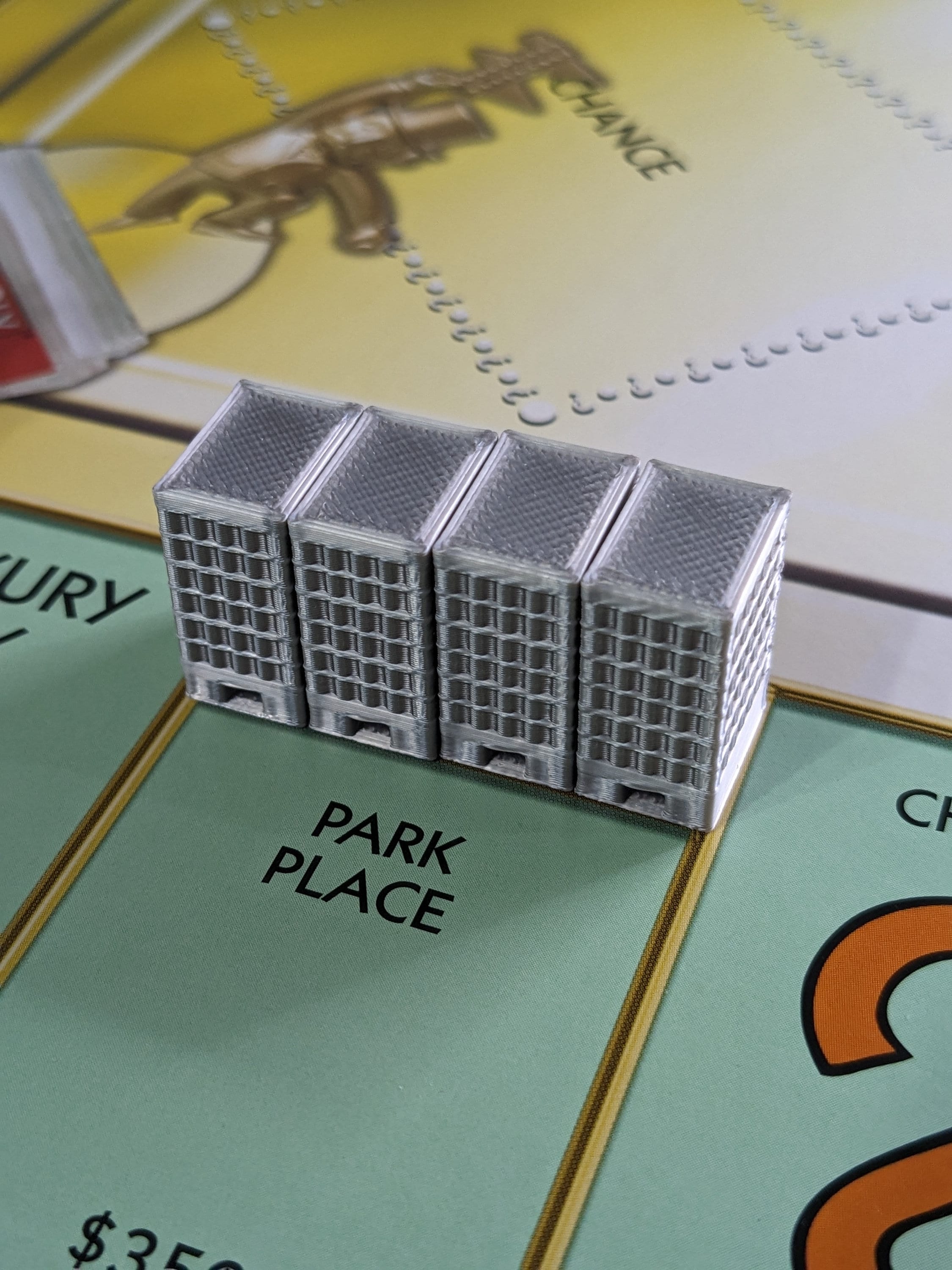 Skyscraper Hotel and Apartment Houses Monopoly Style 3D Printed (1 ...