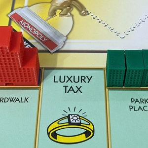 Skyscraper Hotel and Apartment Houses Monopoly Style 3D Printed (1 ...