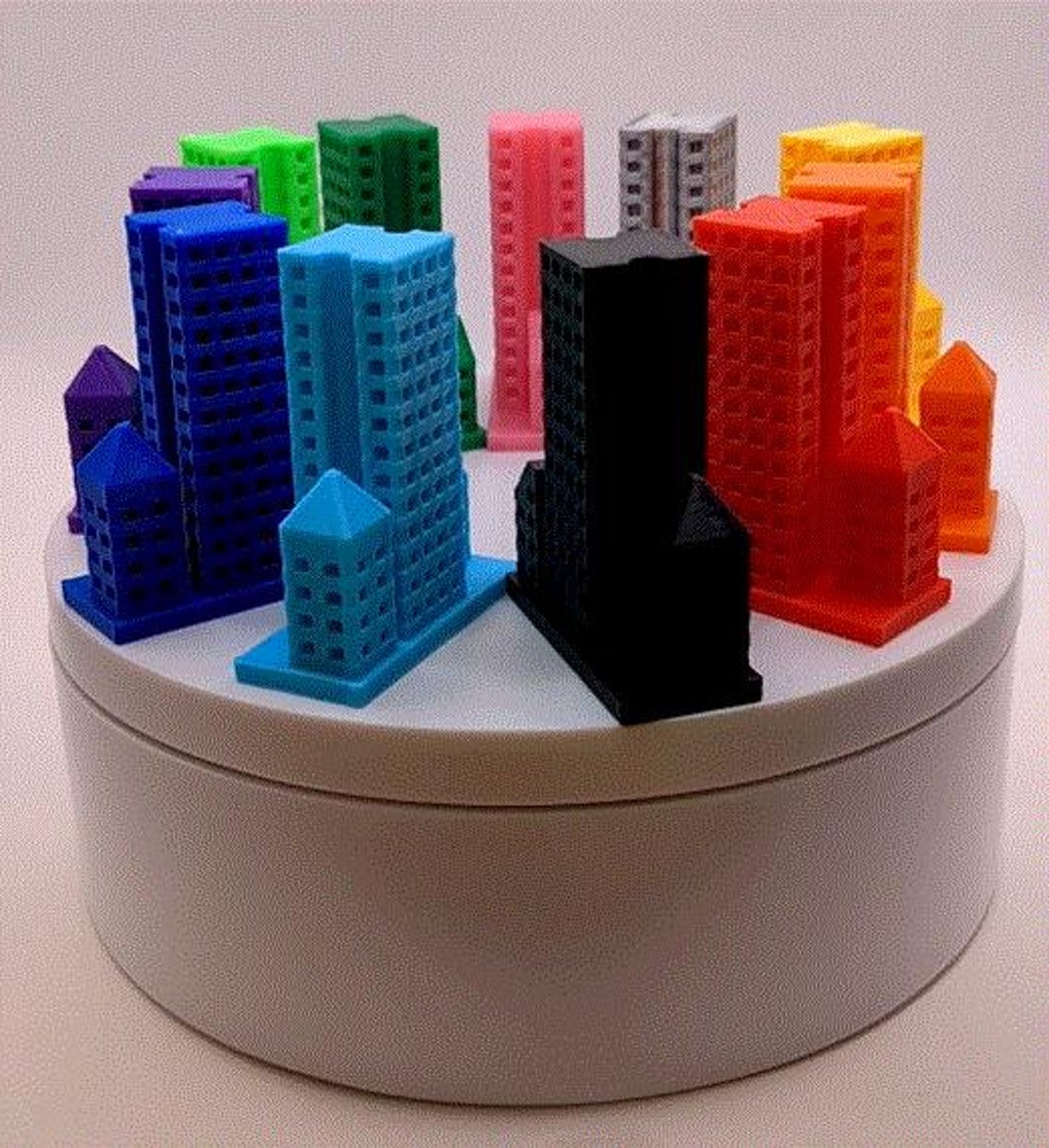 Board Game Tower Hotels Monopoly Inspired Style Pieces 3D PLA Printed ...