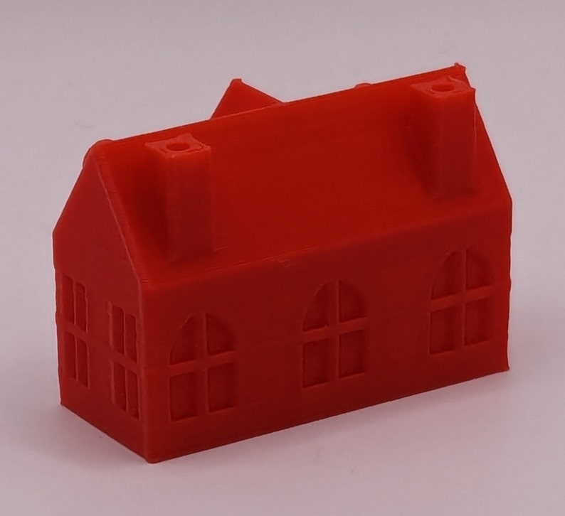 Mansion Hotel and Townhouse Houses Monopoly Inspired 3D Printed (1 ...