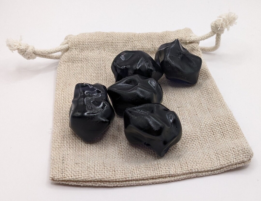 Christmas/holiday Coal 5 Pieces W/ Bag FREE SHIPPING - Etsy