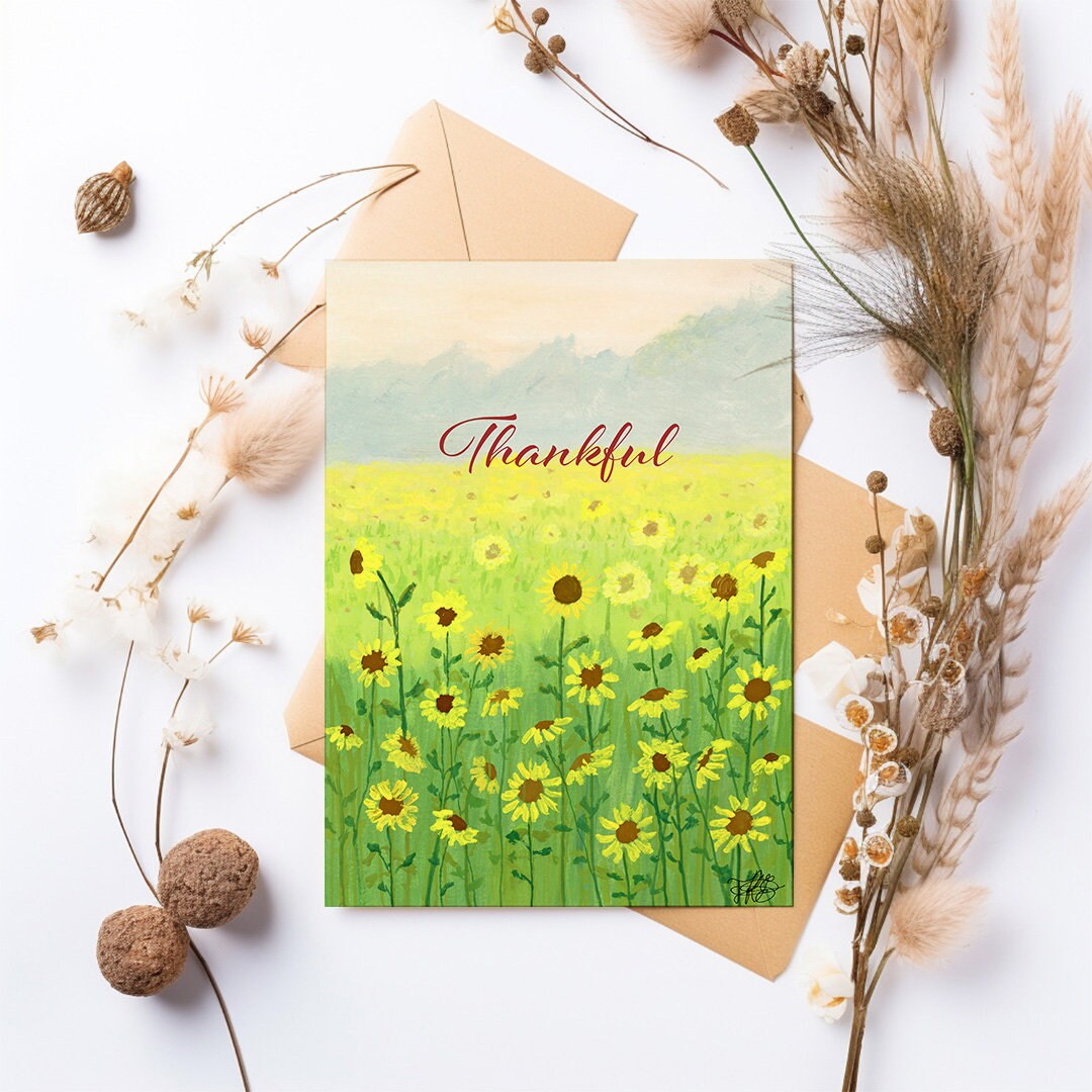 Original Fall Greeting Card Printable Instant Download - Etsy