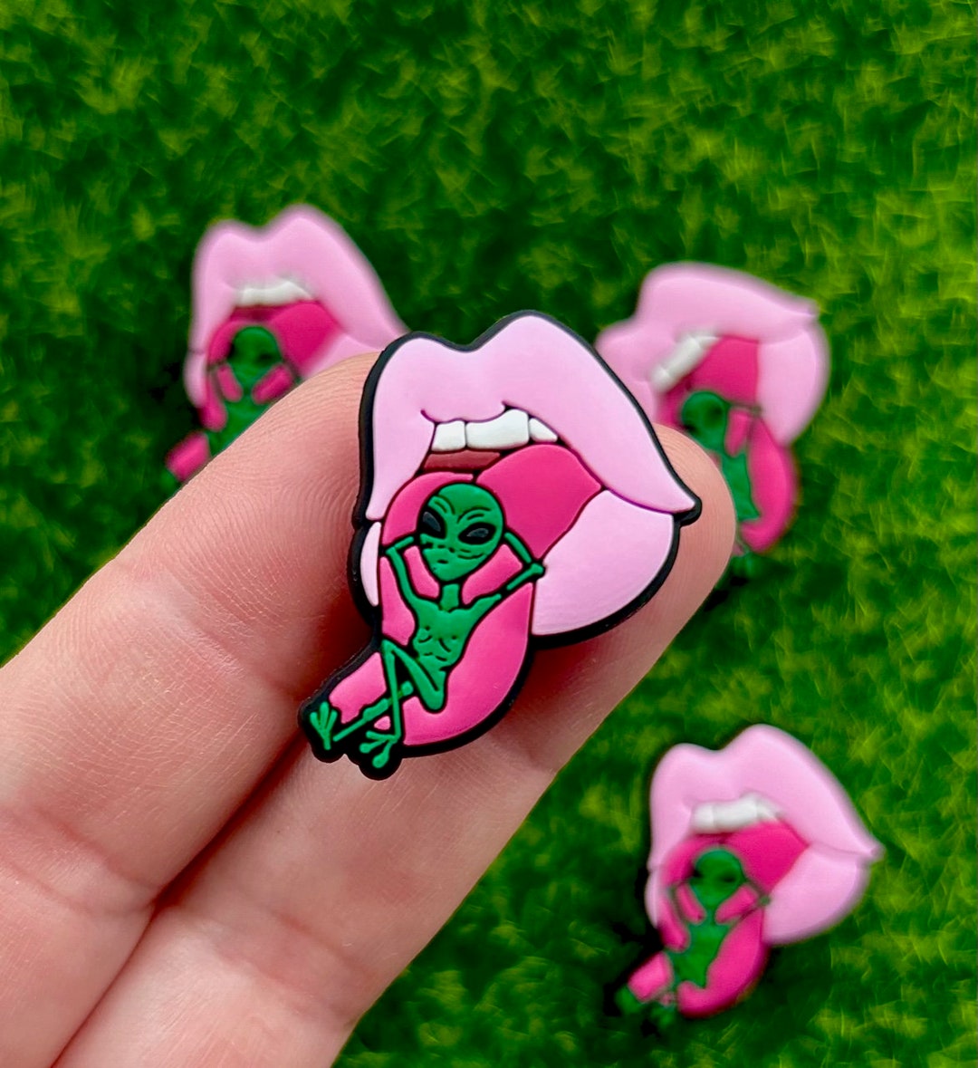 ALIEN CROC CHARM Cute Croc Charms Funny Croc Charms Ufo - Etsy