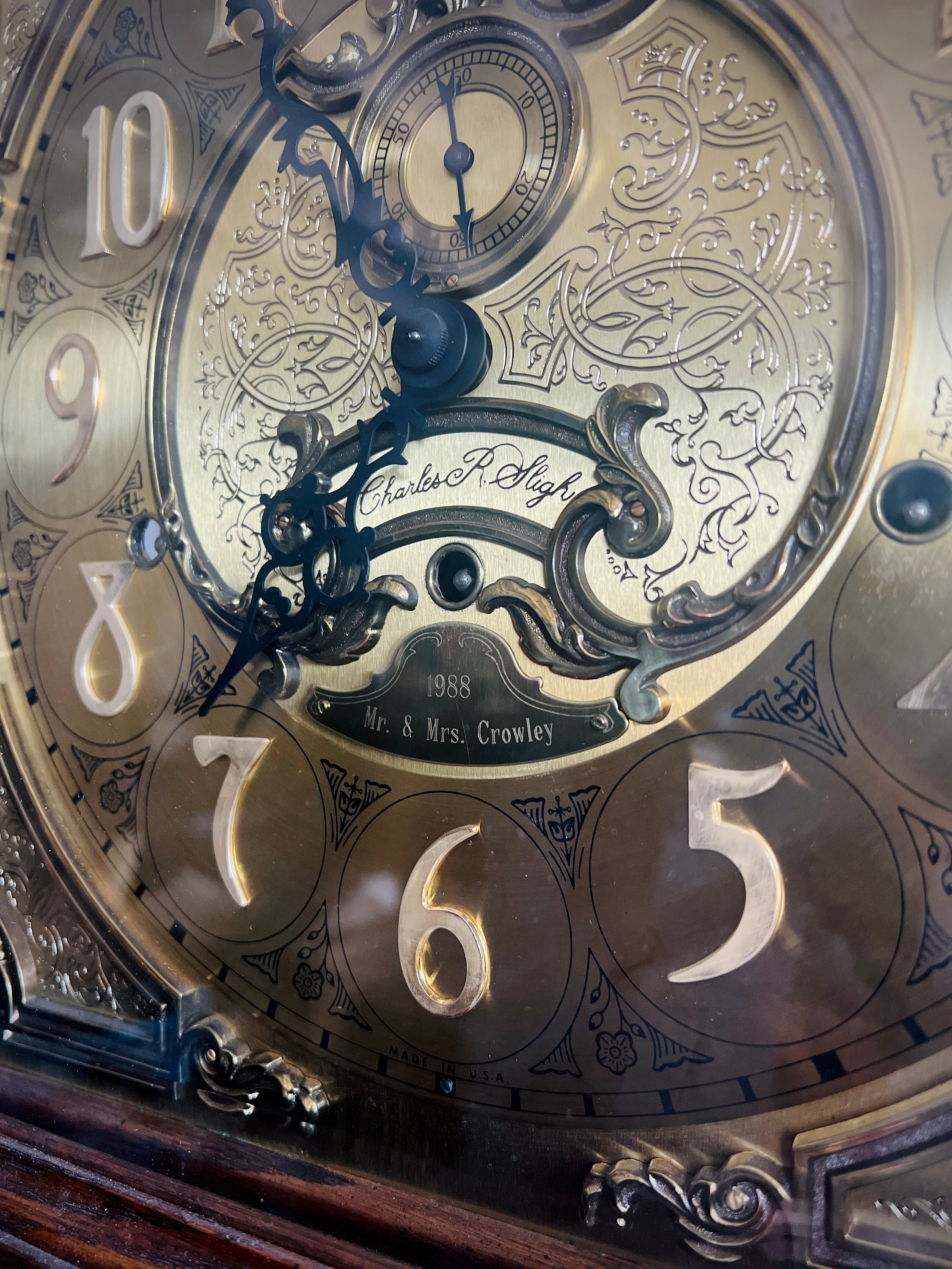 Antique Ridgeway Grandfather Clock, Vintage Clock, Traditional Clock - Etsy