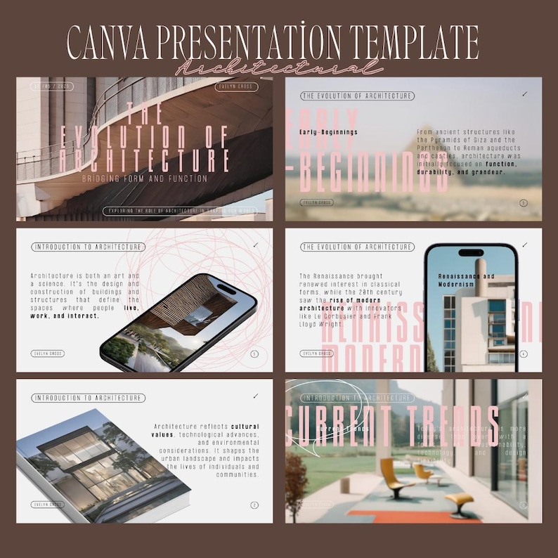Architectural Presentation Templates,editable Architecture Templates ...