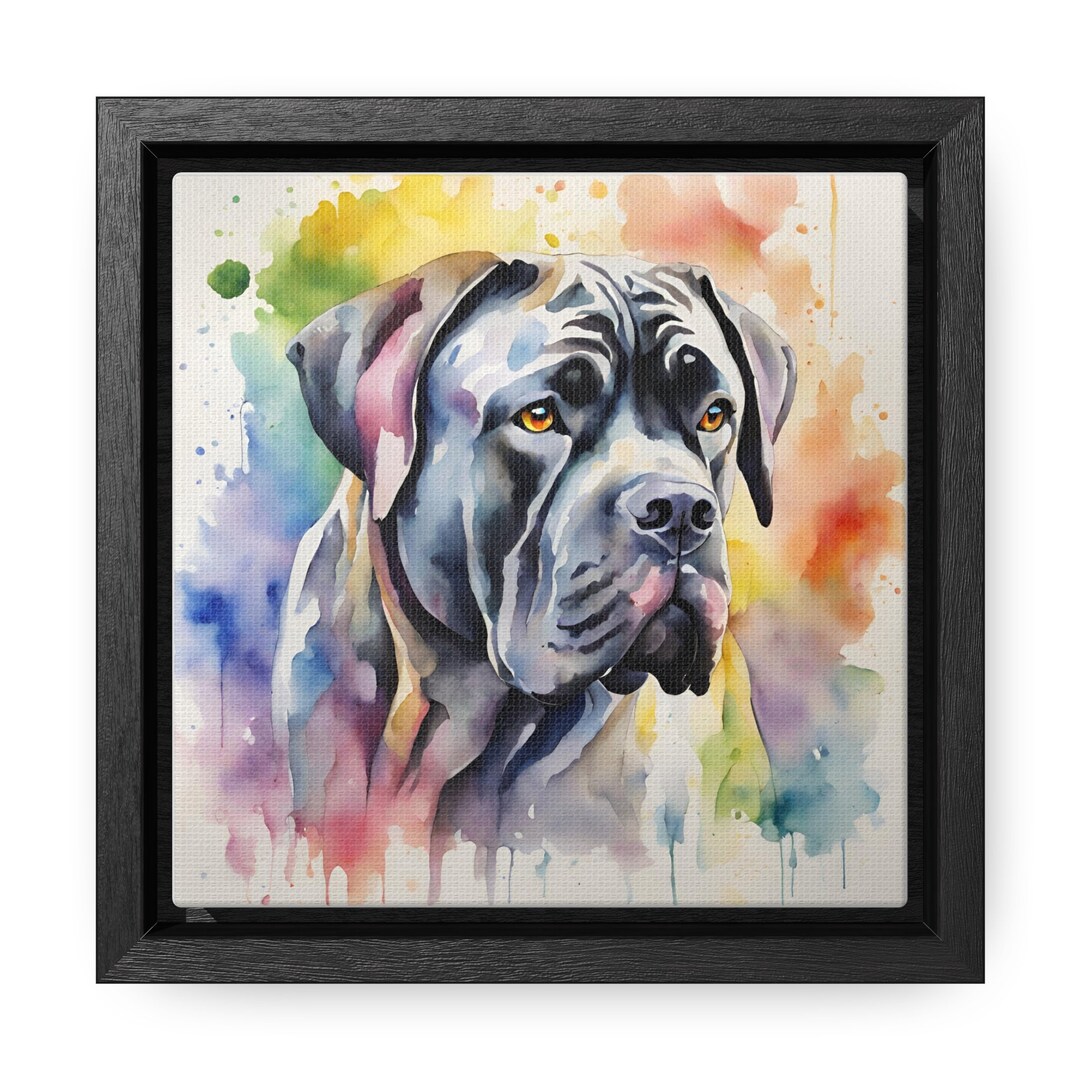 Cane Corso Wall Art Gallery Canvas Wraps, Square Frame - Etsy