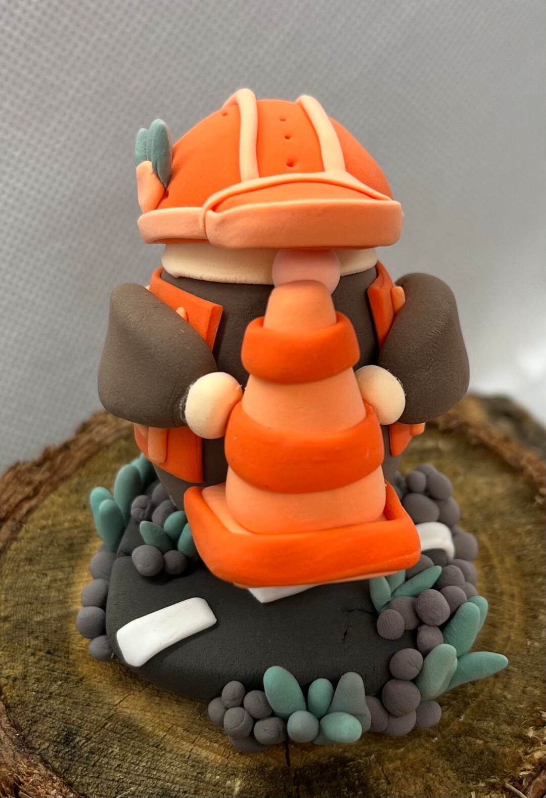 Clay Gnome Construction Worker - Etsy