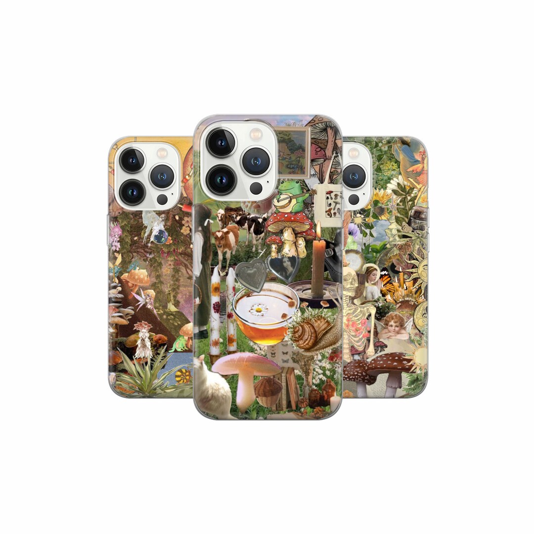 Earthy Aesthetic Phone Case Cabin Life Cover for iPhone 15 14 13 12 ...