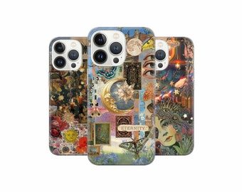 Collage Phone Case Mood Board Cover for iPhone 15 14 13 12, Samsung S23 ...