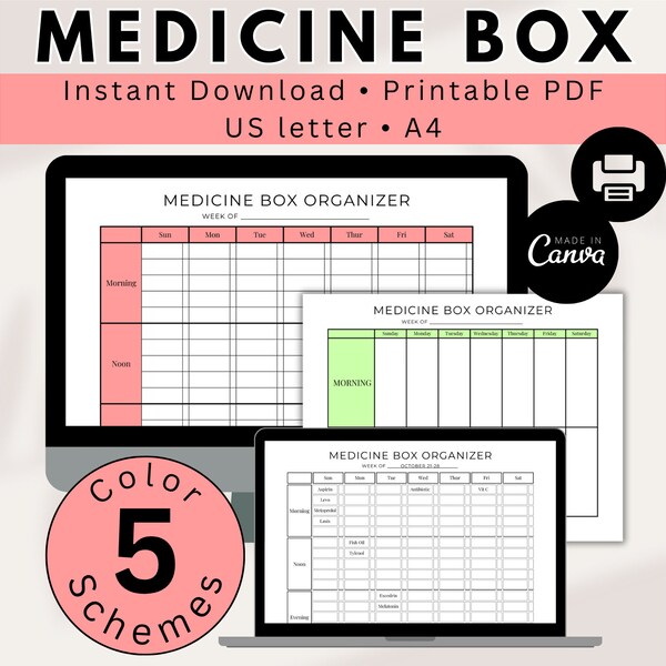 Medicine Checklist - Etsy