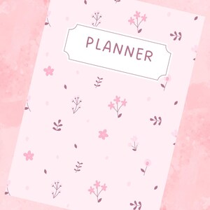 Pink Digital Planner 2024 Printable & Editable PDF Daily, Weekly ...