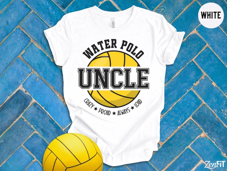 Water Polo Uncle T-shirt, Niece/nephew Game Day Tee: 100% Cotton S-3XL ...
