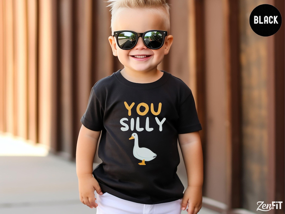 Silly Goose, Funny Toddler Shirt, Sarcastic Kids Tshirt, Funny Youth ...